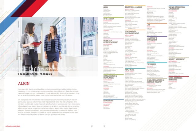 Northeastern University Graduate Brochure | PDF