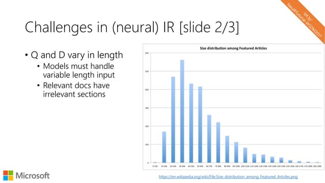 Neural Text Embeddings for Information Retrieval (WSDM 2017) | PPT