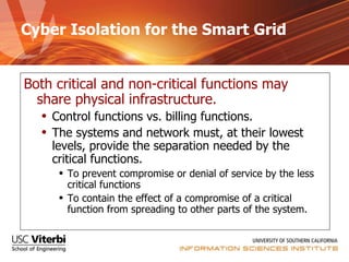 Cyber security for the smart grid, Clifford Neuman, Information ...
