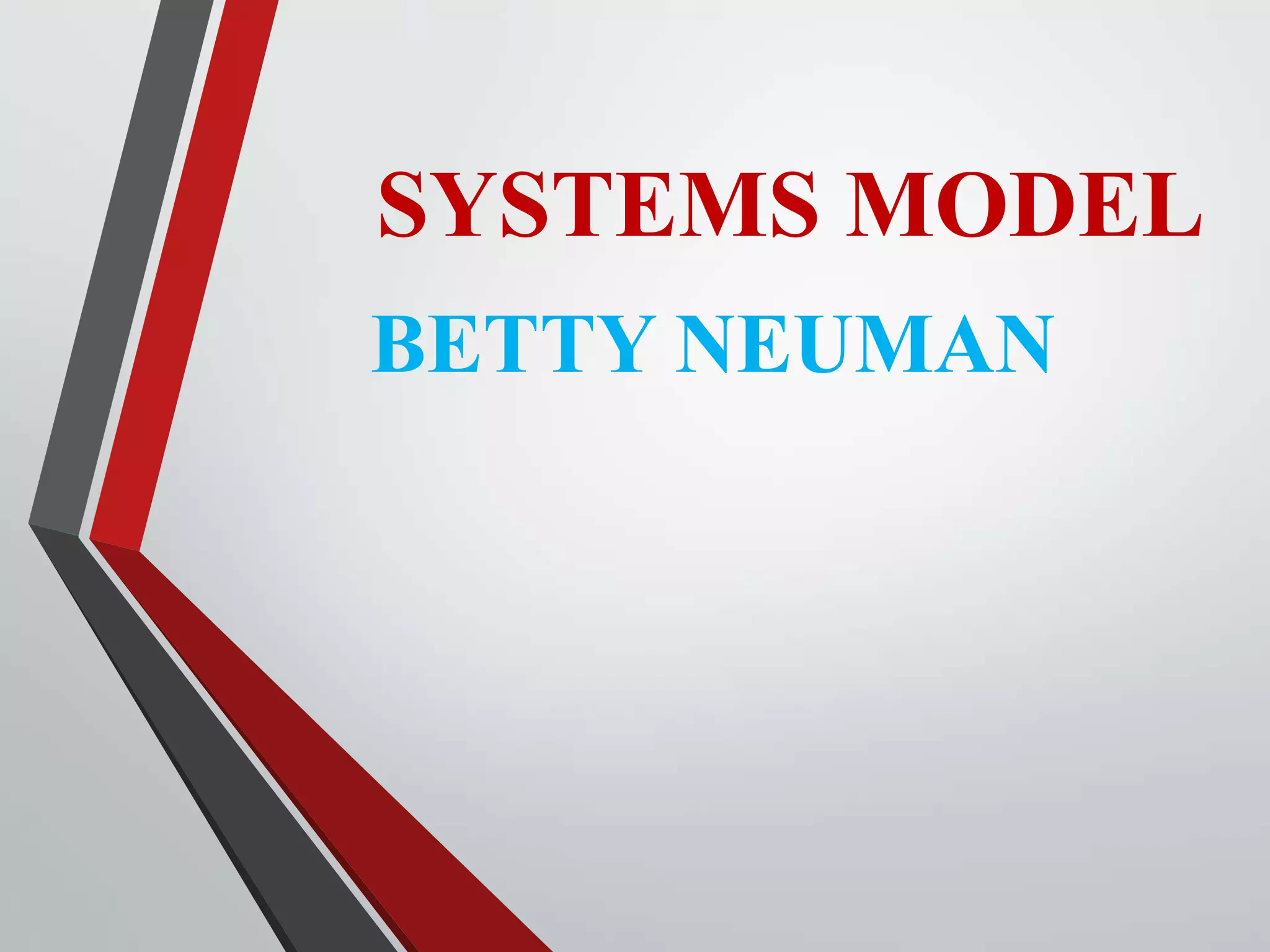 NEUMAN SYSTEMS MODEL.ppt