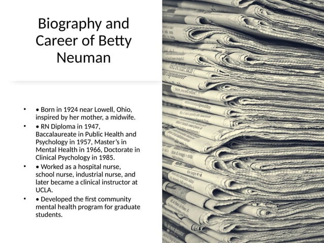 Neuman_Systems_Model_ nursing theoryPresentation.pptx | Medical Health