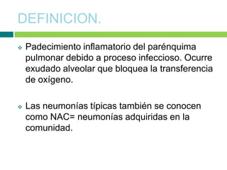 Neumonía típica | PPTX