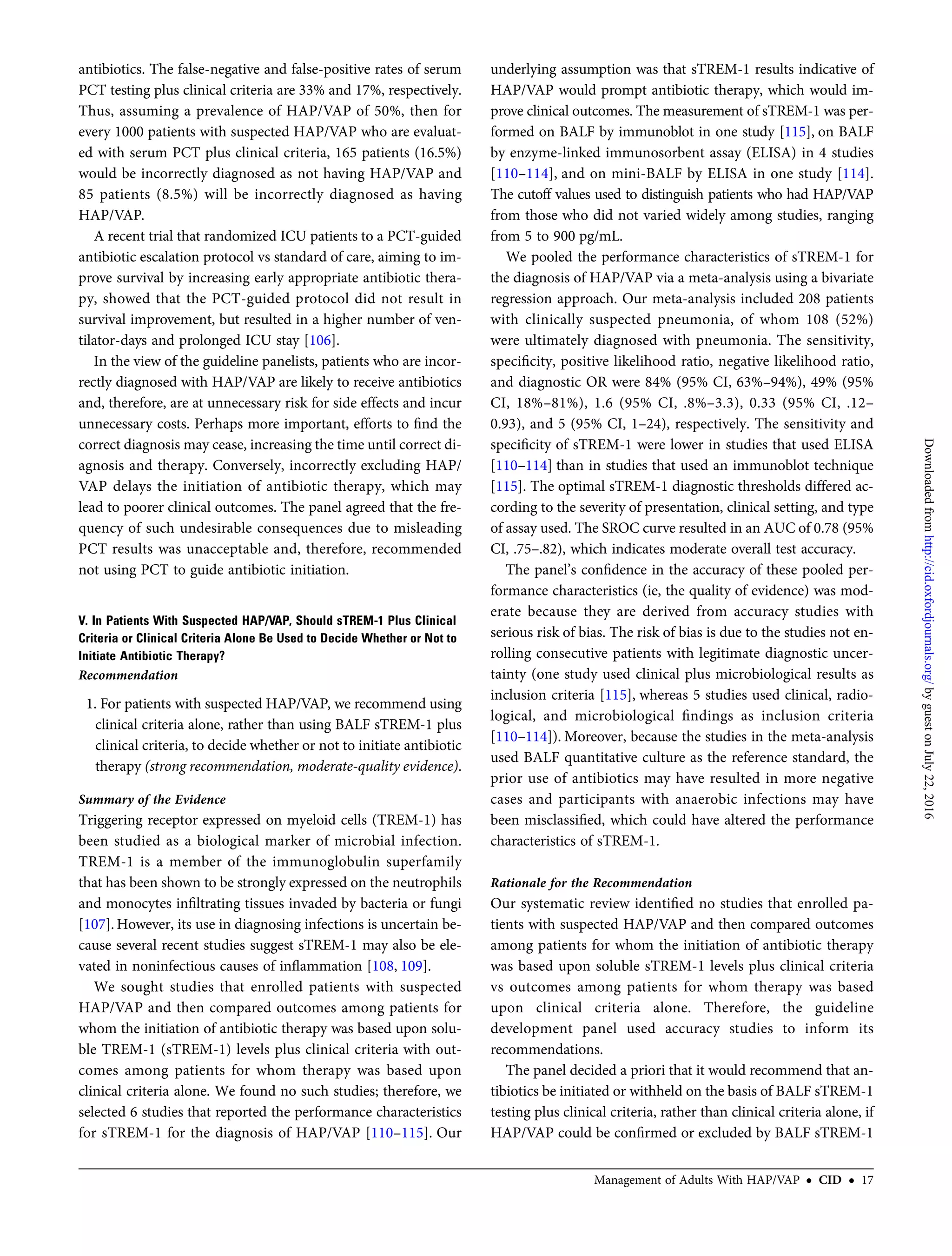 Neumonia asociada al ventilador y nosocomial guias idsa 2016 | PDF