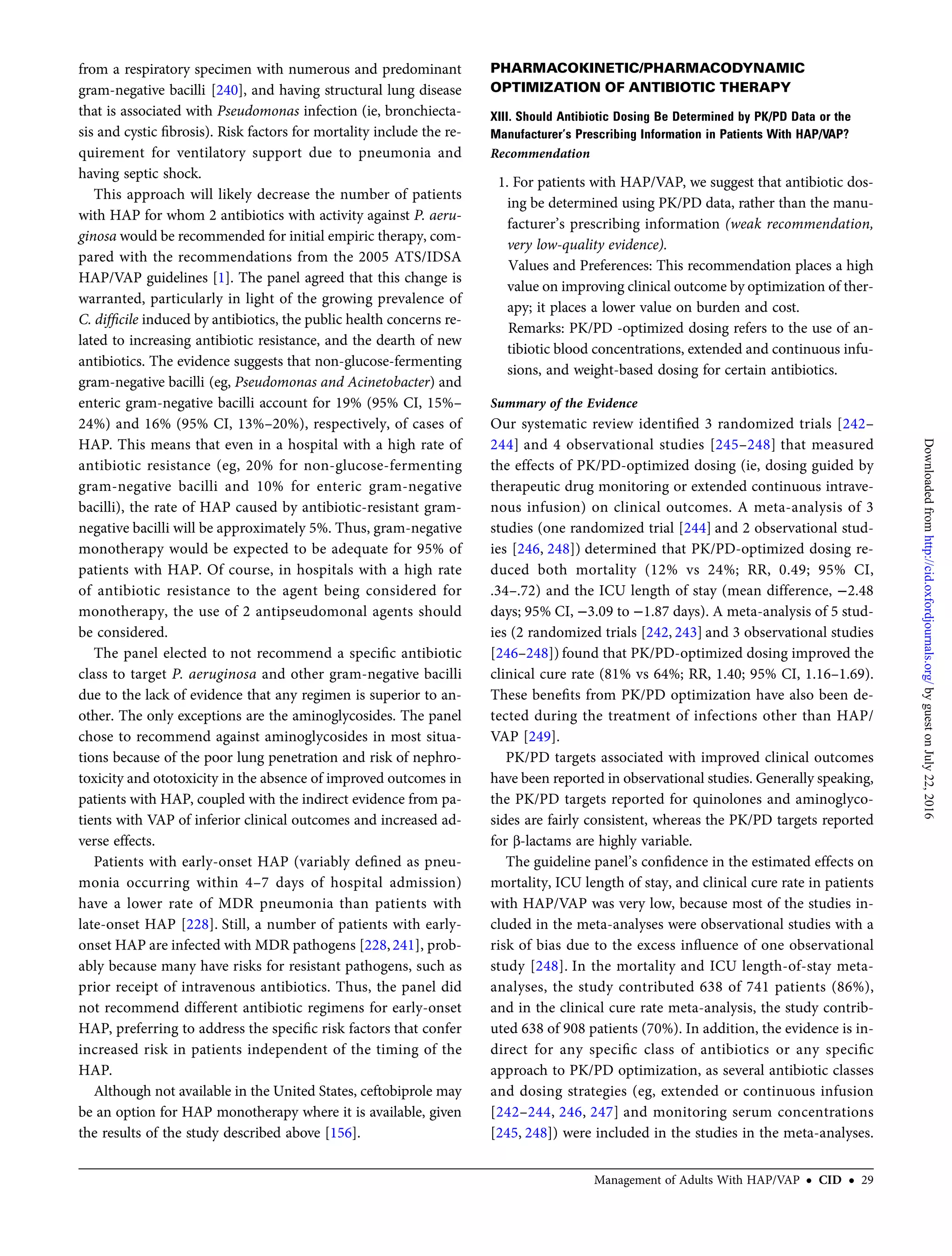 Neumonia asociada al ventilador y nosocomial guias idsa 2016 | PDF