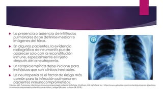 Neumonia en inmunocomprometidos | PDF