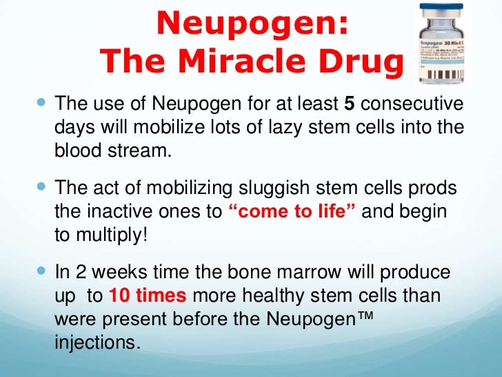 Neupogen & Stem Cells