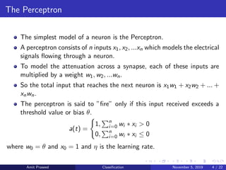 Perceptron Learning | PDF