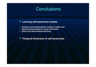 A neural networks model of self-representation for autonomous agents in competitive multi-agent ...