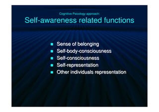 A neural networks model of self-representation for autonomous agents in competitive multi-agent ...