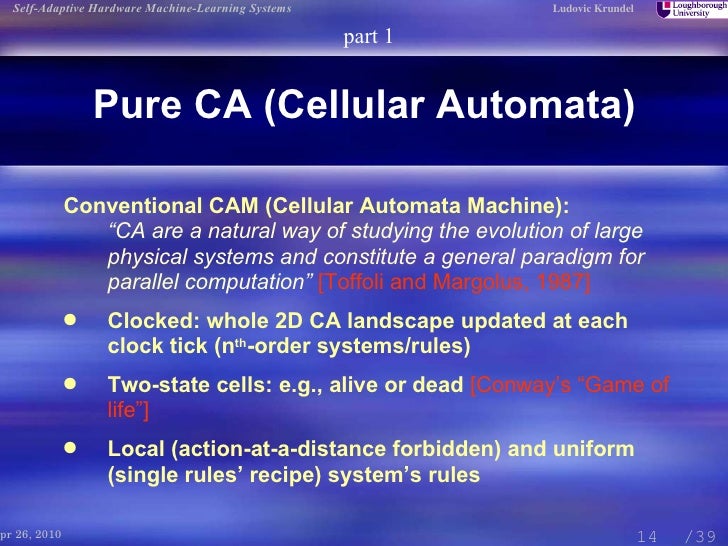 Neural Networks With Cellular Automata