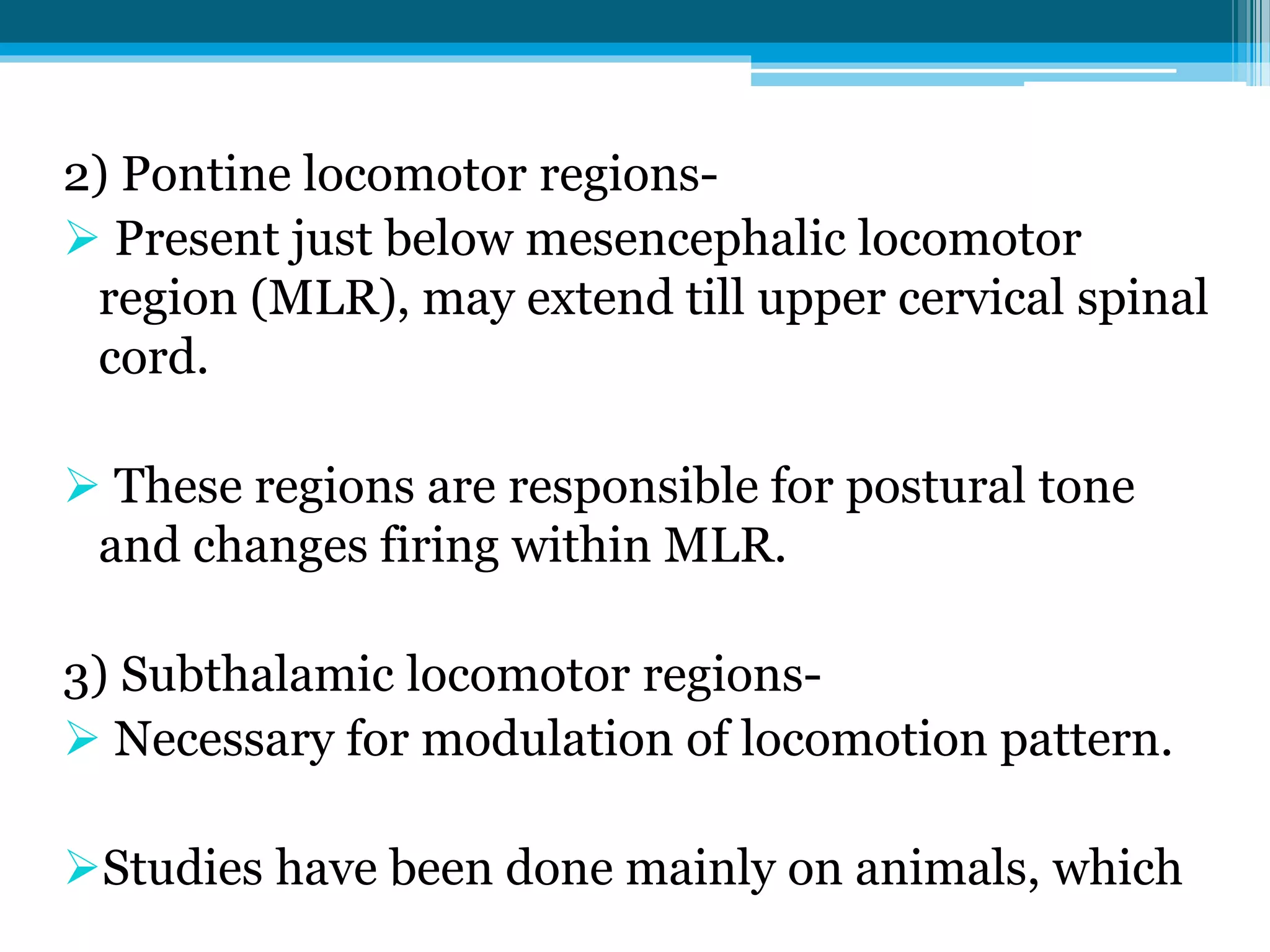 Neural control of locomotion | PPTX