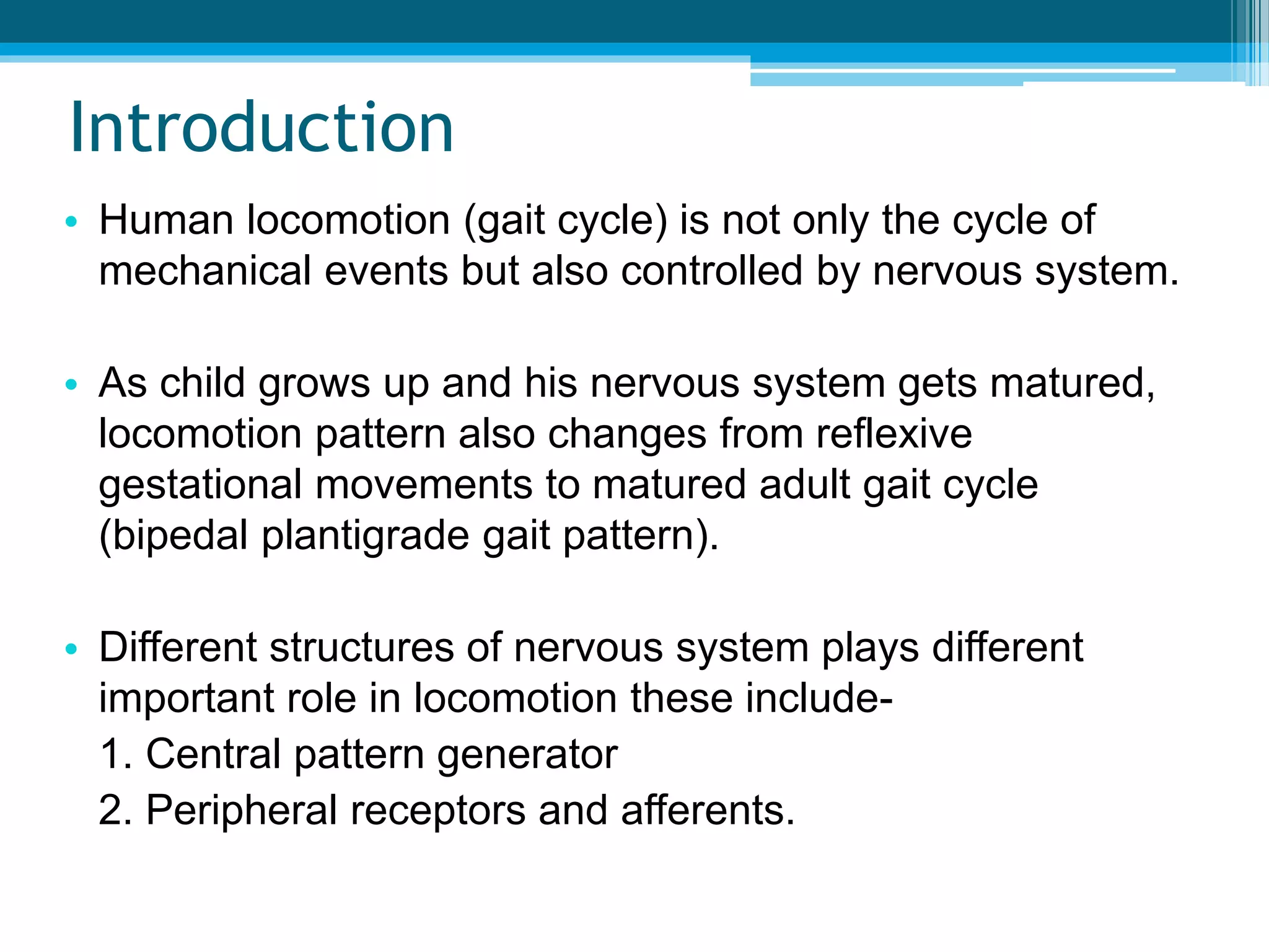 Neural control of locomotion | PPTX