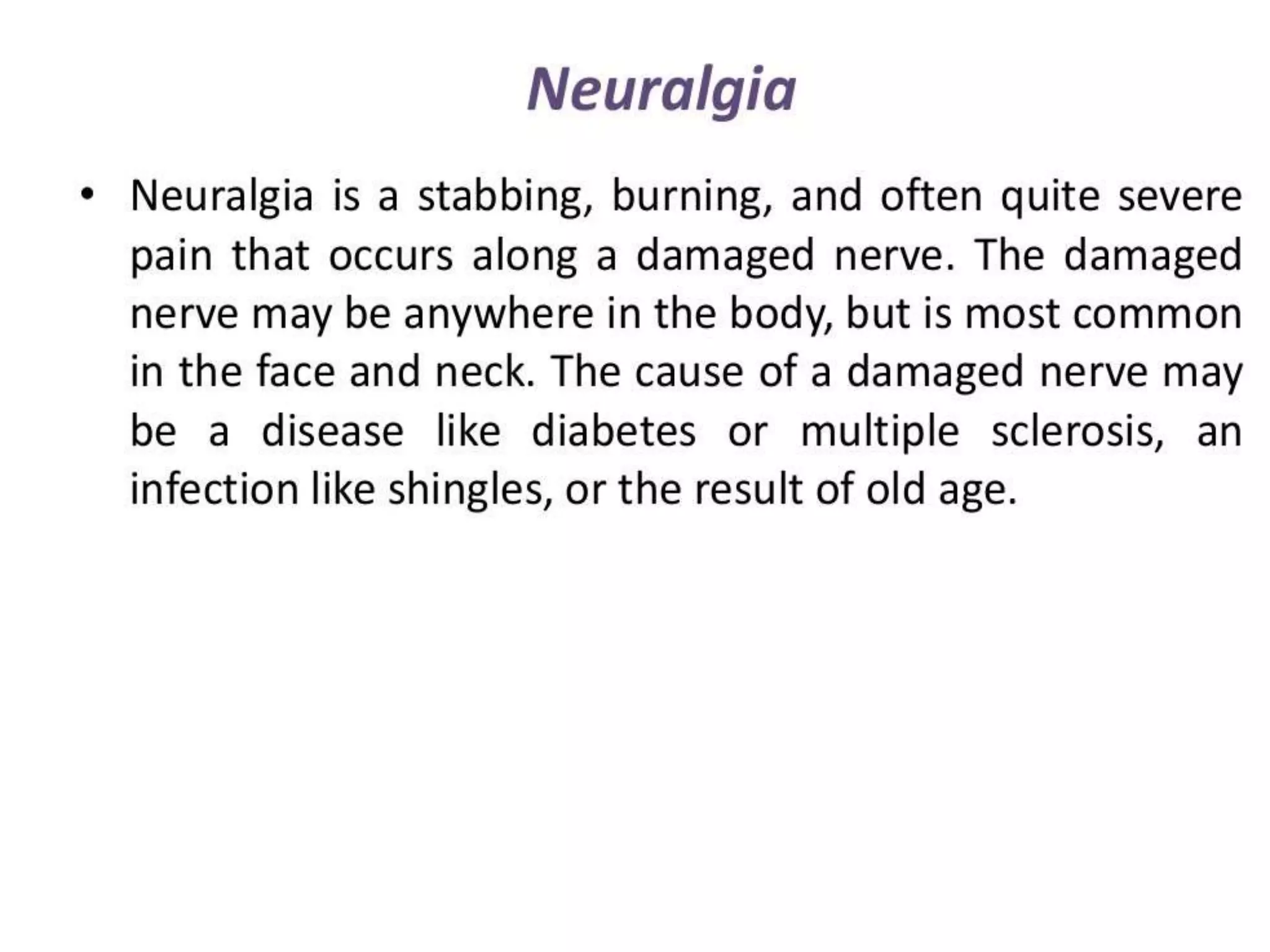 NEURALGIA | PPTX