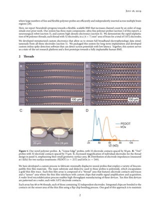 Neuralink white-paper. Elon Musk & Neuralink | PDF