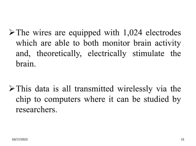 NEURALINK presentation.pptx | Computer Peripherals | Computing