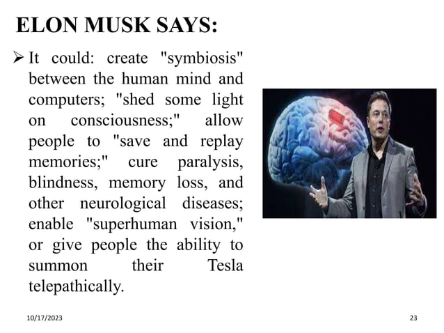 NEURALINK presentation.pptx | Computer Peripherals | Computing