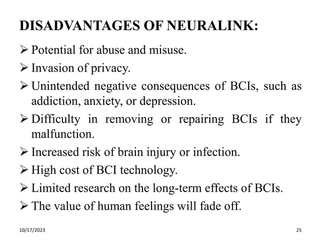 NEURALINK presentation.pptx | Computer Peripherals | Computing