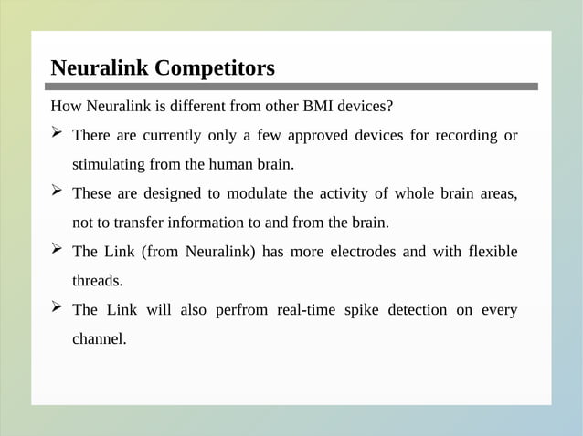 Neuralink: Connecting brain with machines | PDF