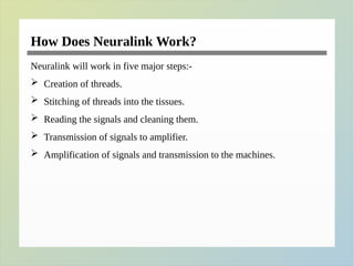 Neuralink: Connecting brain with machines | PDF
