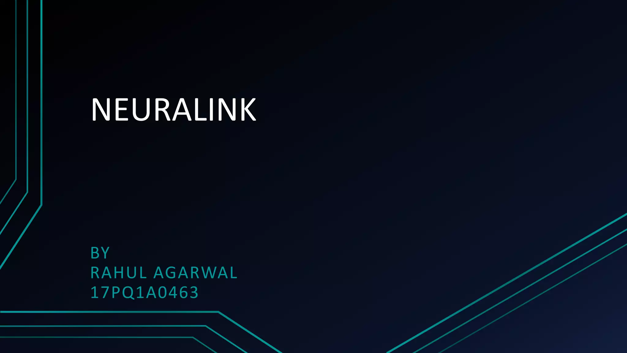 Neuralink technical seminar | PPTX