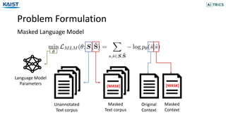 Neural Mask Generator : Learning to Generate Adaptive Word Maskings for ...