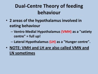 Eating: Neural mechanisms of eating A2 | PPTX
