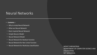 Neural net and back propagation | PPT