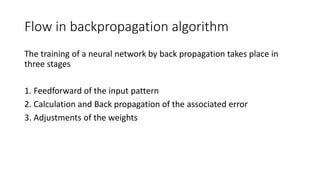 Neural net and back propagation | PPT
