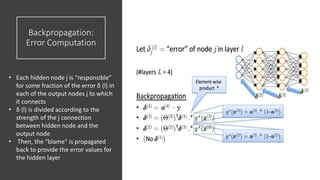 Neural net and back propagation | PPT
