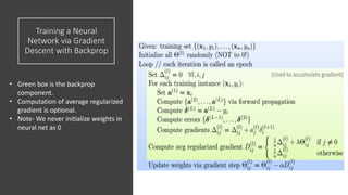 Neural net and back propagation | PPT