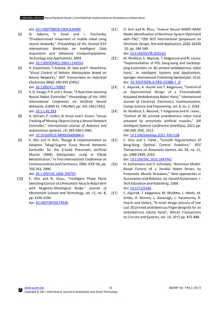 Neural Network based Control Method Implemented on Ambidextrous Robot Hand | PDF