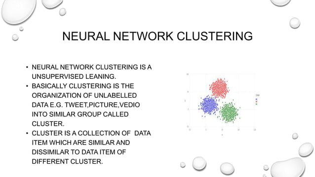 Annartificial Neural Networks Clustering Algorithms Ppt