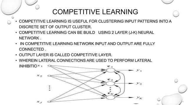 ANN(Artificial Neural Networks) Clustering Algorithms | PPTX