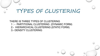 ANN(Artificial Neural Networks) Clustering Algorithms | PPTX