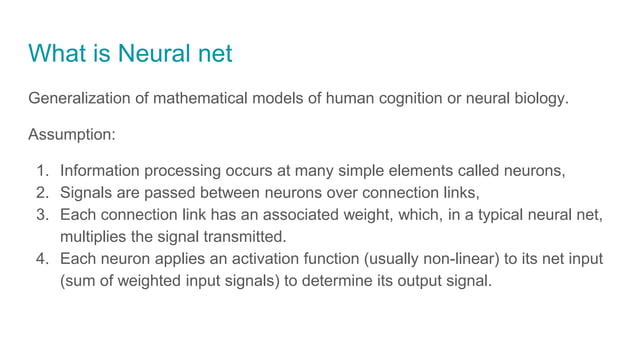 Neural Network Fundamentals | PPTX