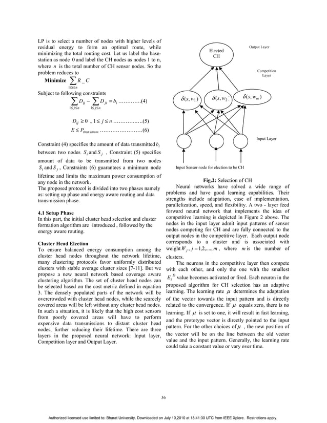 Neural Network Based Energy Efficient Clustering And Routing Pdf 