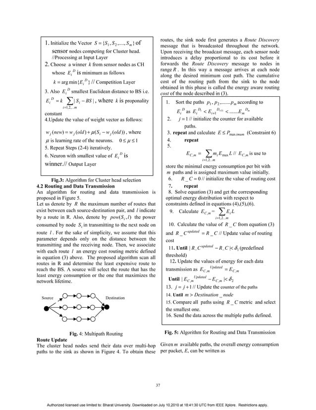 Neural Network Based Energy Efficient Clustering And Routing Pdf