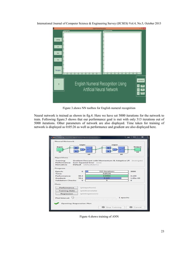 Neural Network Based Numerical Digits Recognization Using Nnt In Matlab