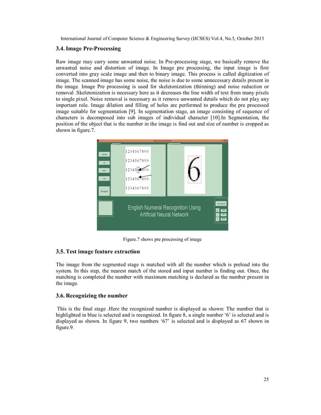 Neural Network Based Numerical Digits Recognization Using Nnt In Matlab