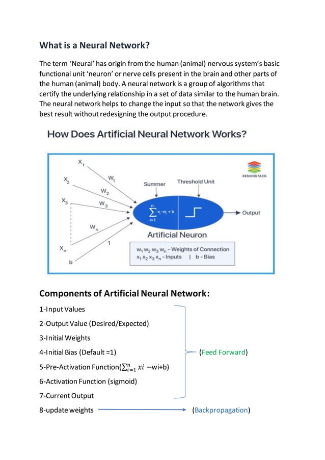 Neural network basic | DOCX