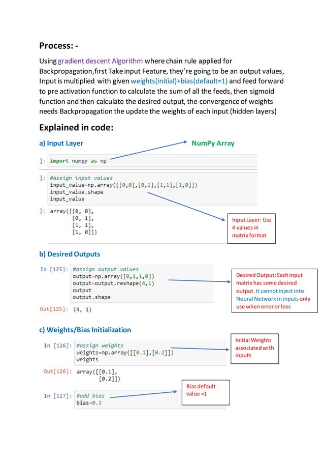 Neural network basic | DOCX