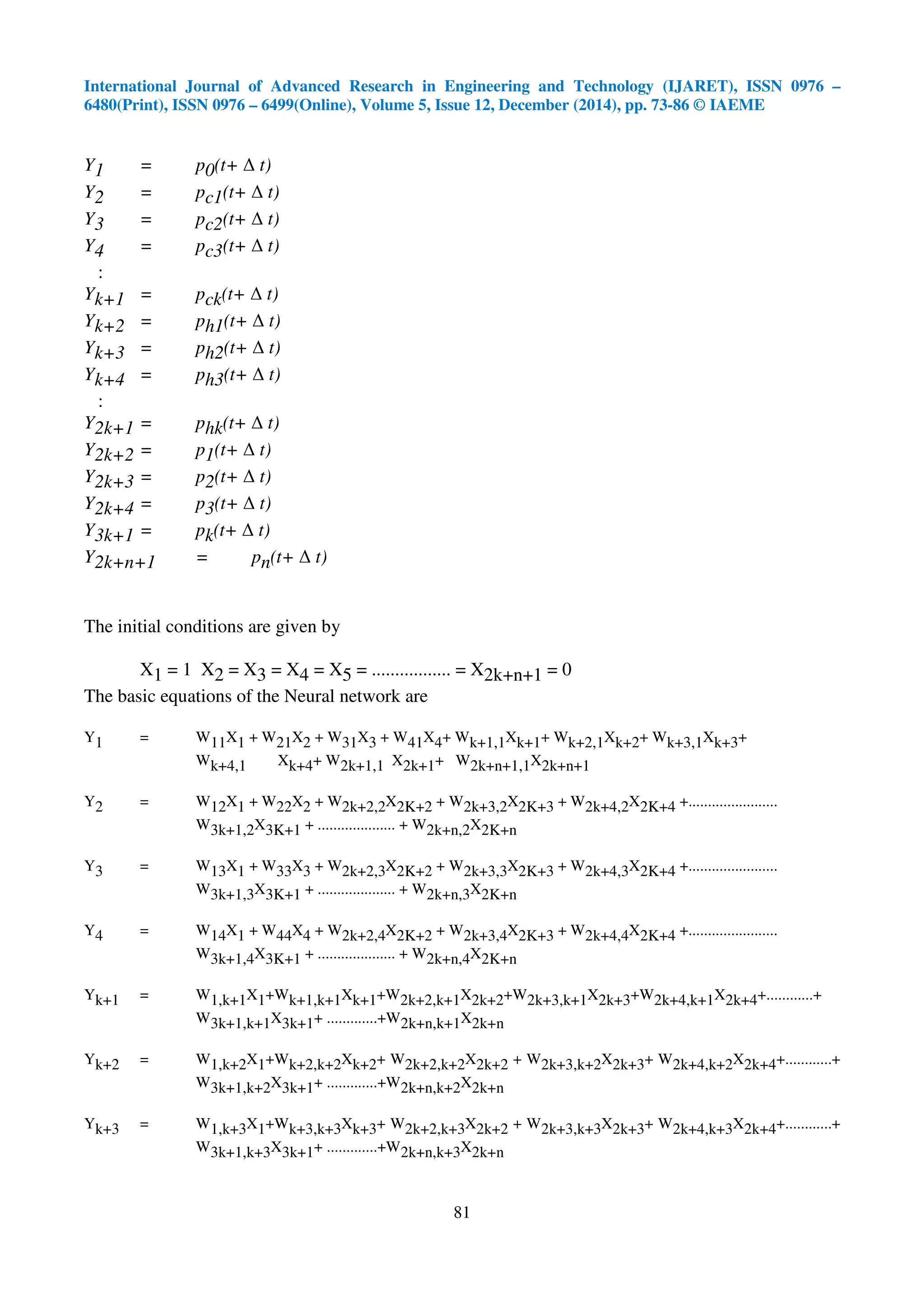 Neural Network For The Reliability Analysis Of A Series Parallel System Subjected To Finite