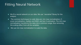 Neural network in R by Aman Chauhan | PPTX