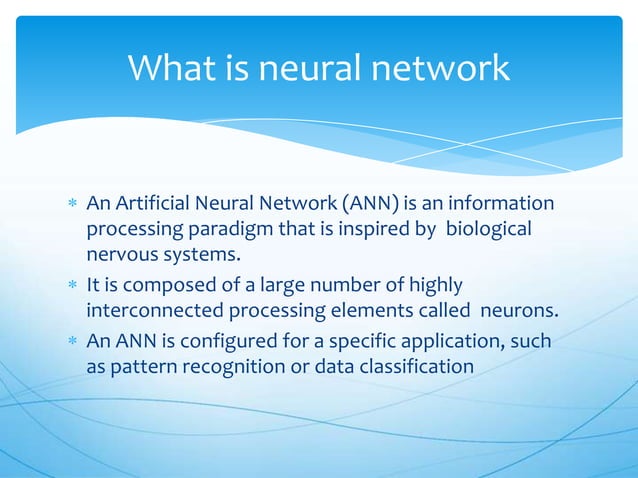 Neural network & its applications | PPTX | Internet | Computing
