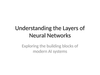 Neural network and sdg goal from decoding | PPTX