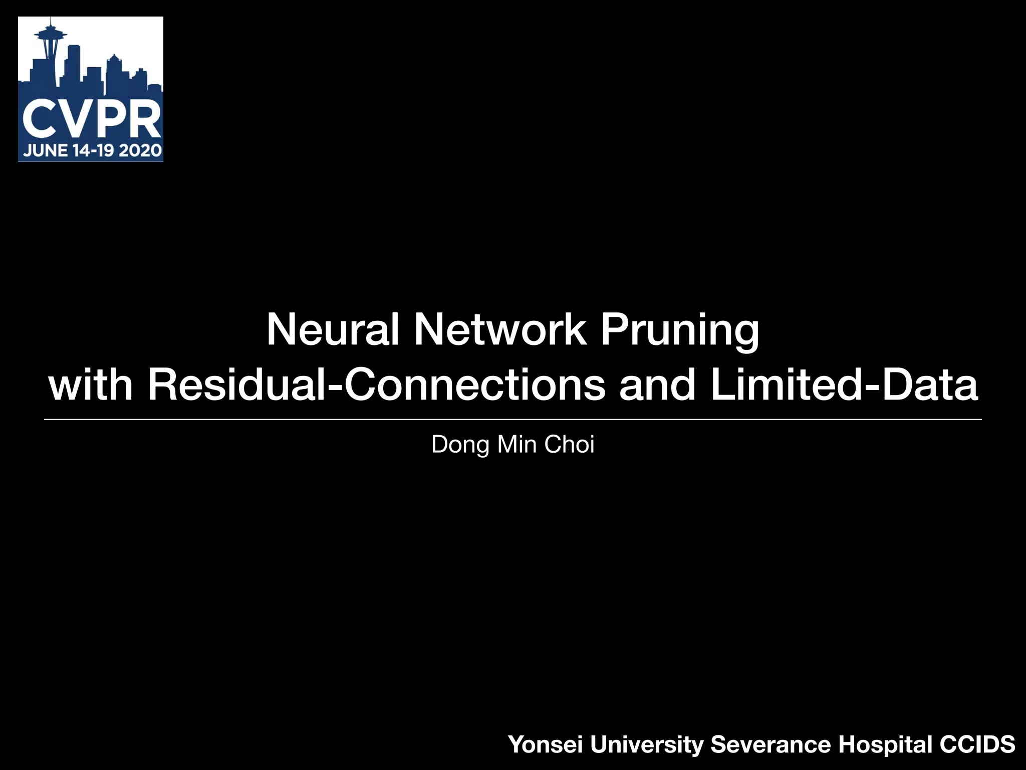 Neural network pruning with residual connections and limited-data review [cdm] | PPT