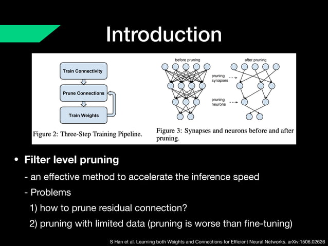Neural network pruning with residual connections and limited-data review [cdm] | PDF