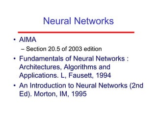 Neural networks 1 | PPT | Computer Networking | Computing