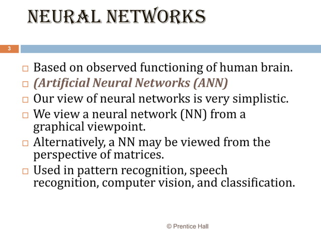 Neural Networks Pptx Computer Networking Computing