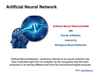 Artificial Neural networks | PPT